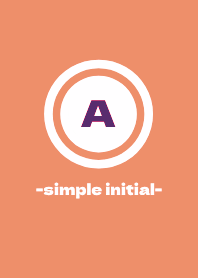 simple initial-A- THEME 60 - Tema LINE | LINE STORE