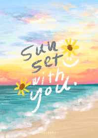 IXLOGO | sunset with you – ธีม LINE | LINE STORE